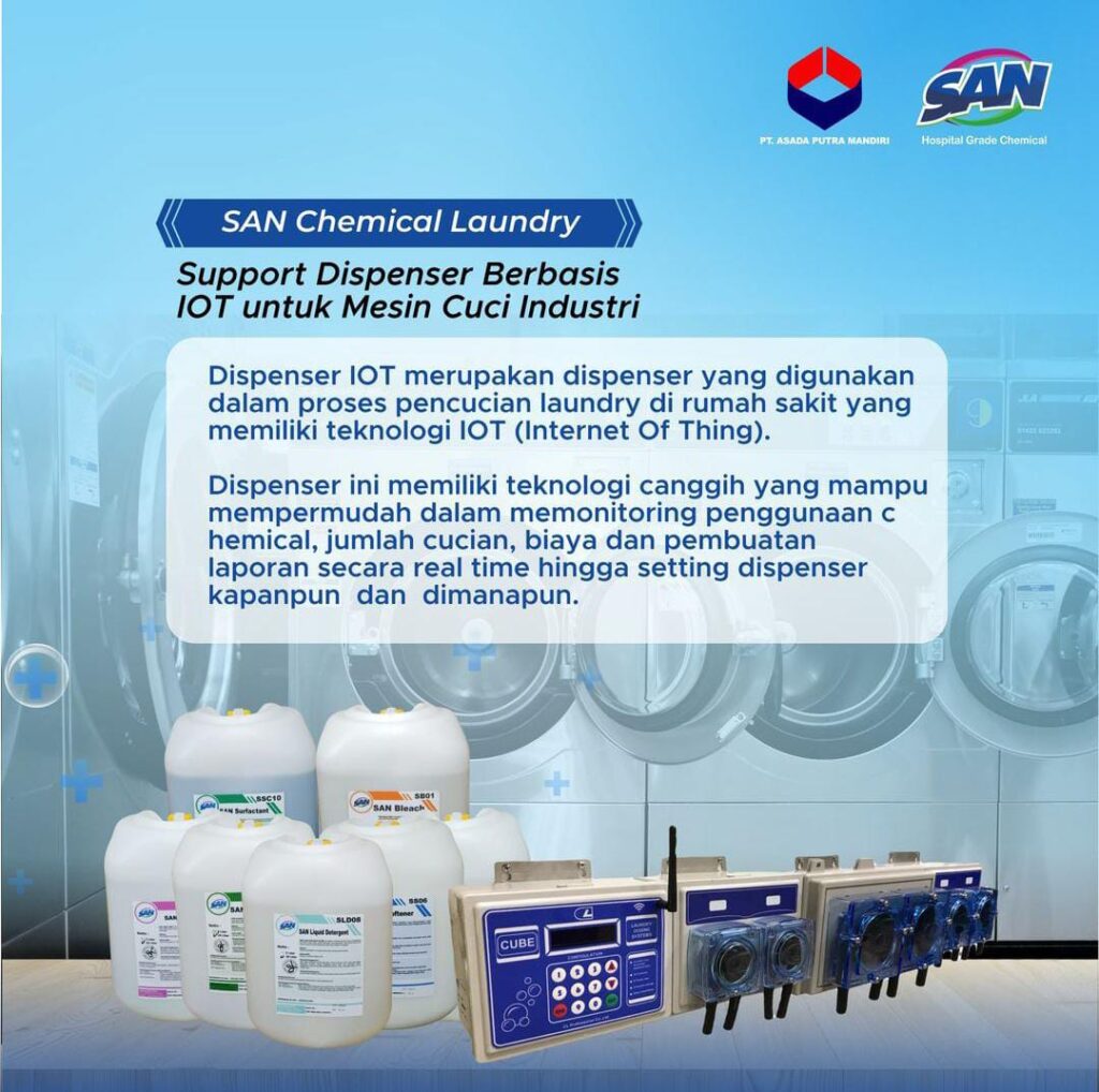 Dispenser Laundry dengan Teknologi IoT untuk Rumah Sakit